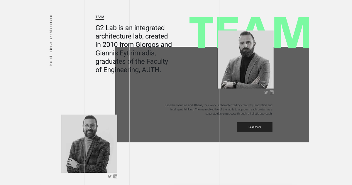 The Lab - G2 Lab architecture team